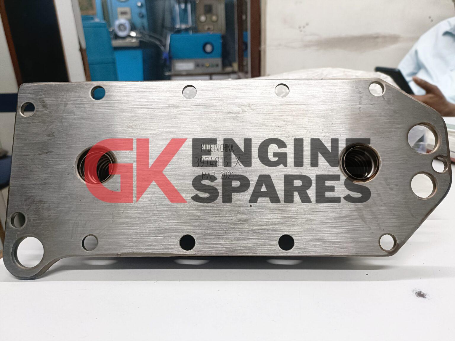 6ct Oil Cooler 3974815 For Cummins Engine Generator And Earthmoving ...